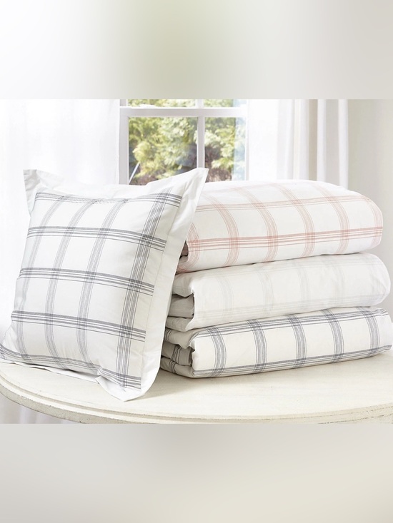 Ballard Designs | Bedding | Set Ballard Designs Navy Windowpane King ...